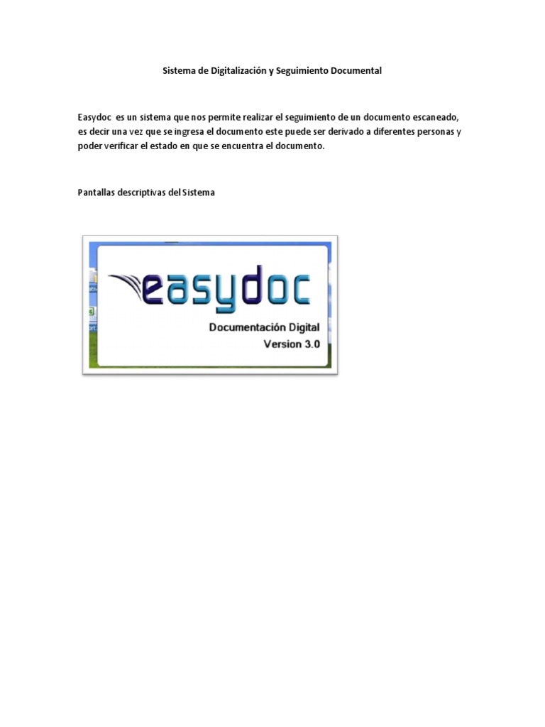 Gestión Documental con Easydoc | PDF | Documento | Software