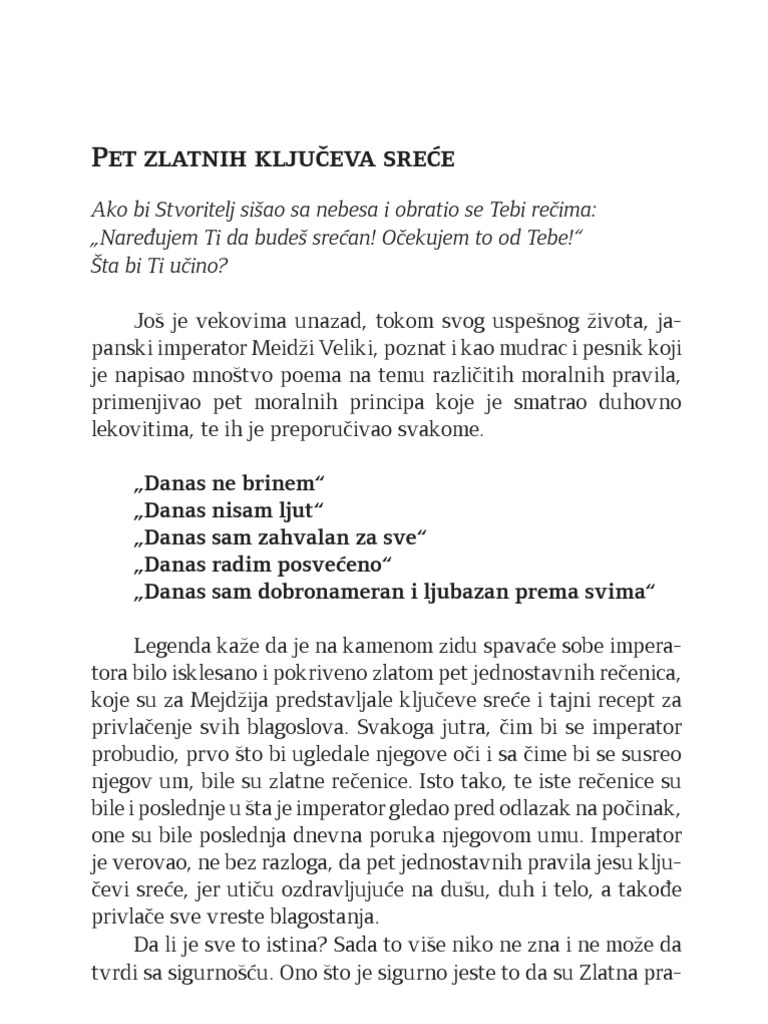 Margarita Milenkovic Zlatni Kljucevi Srece 8606106434446 | PDF