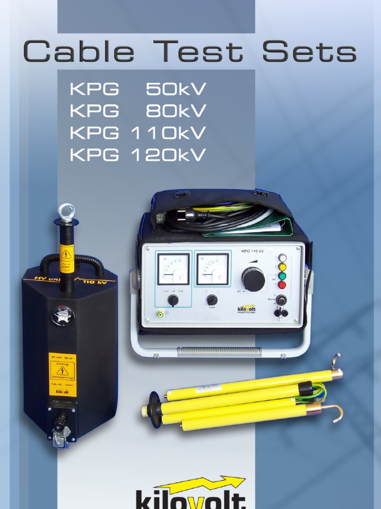 7 Dc Hi Pot Details | Cable | Direct Current