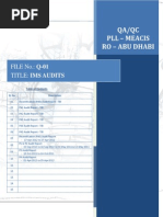 QMS Documentation Distribution Matrix | PDF | Occupational Safety And ...