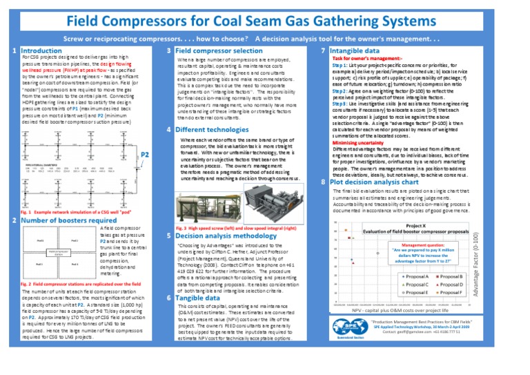 Field Compressor Selection Guide for CSG | PDF | Coalbed Methane | Gas ...