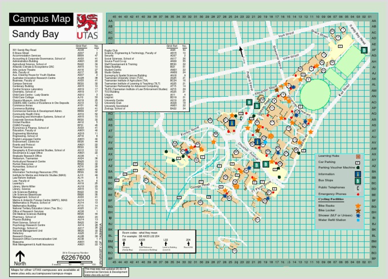 Utas Map | PDF | Science And Technology | Science