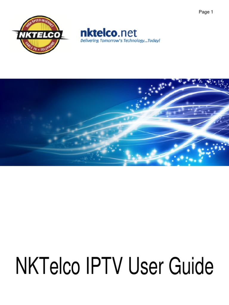 Ip TV User Guide All STB | Download Free PDF | Set Top Box | High ...