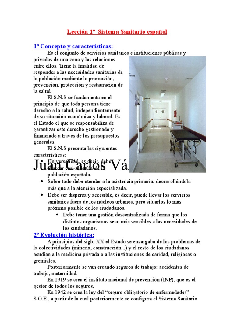 Sistema Sanitario español