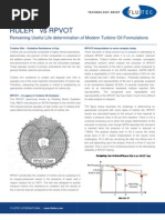 RPVOT Test for Oil Oxidation Stability | PDF