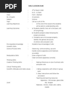 Lesson Plan For Reproduction in Plants | PDF | Pollination | Flowers