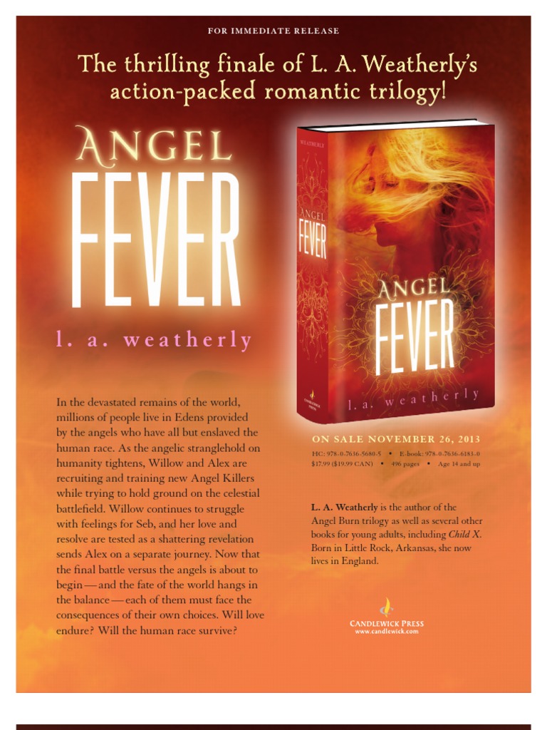 Angel Fever by L.A. Weatherly - Press Release | PDF | Romance Novels ...