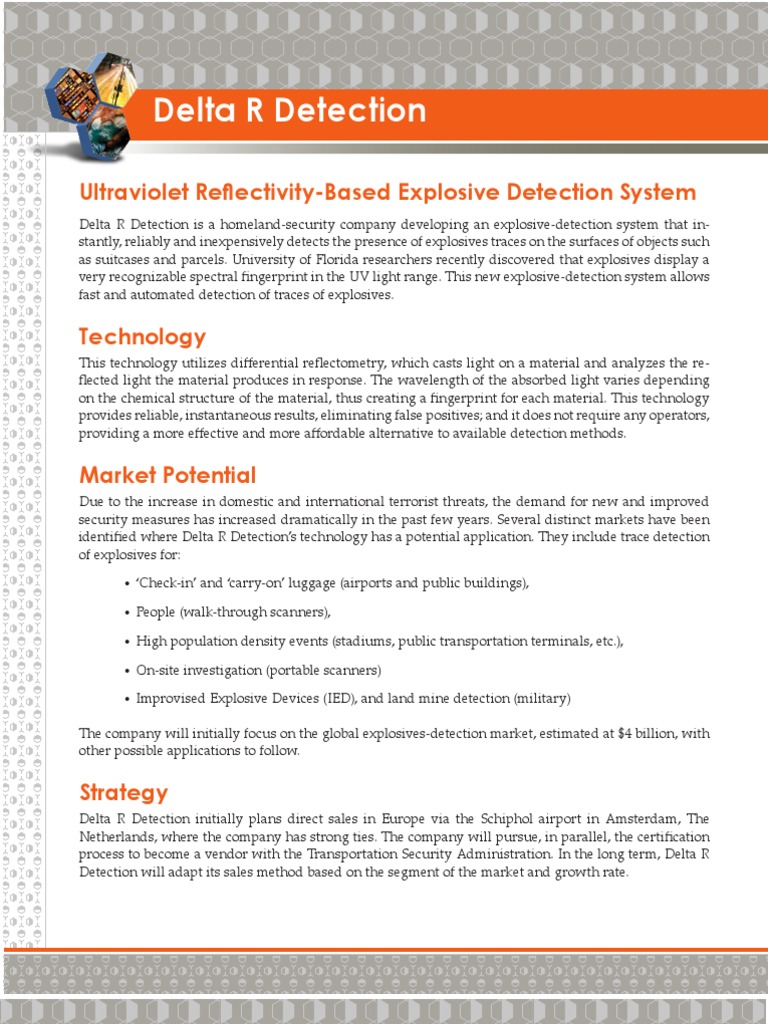 Delta R Detection | PDF | Ultraviolet | Image Scanner