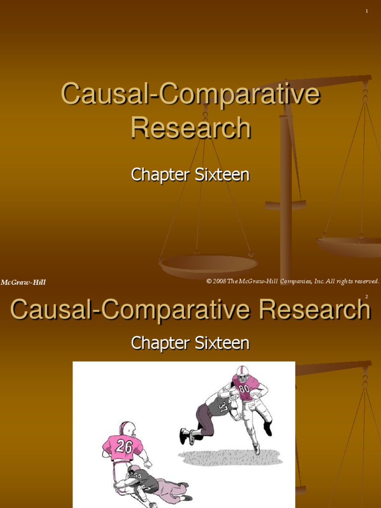 Causal-Comparative Research: Chapter Sixteen | PDF | Causality ...