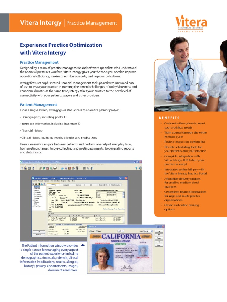 Intergy Practice Management | PDF | Electronic Health Record | Health Care