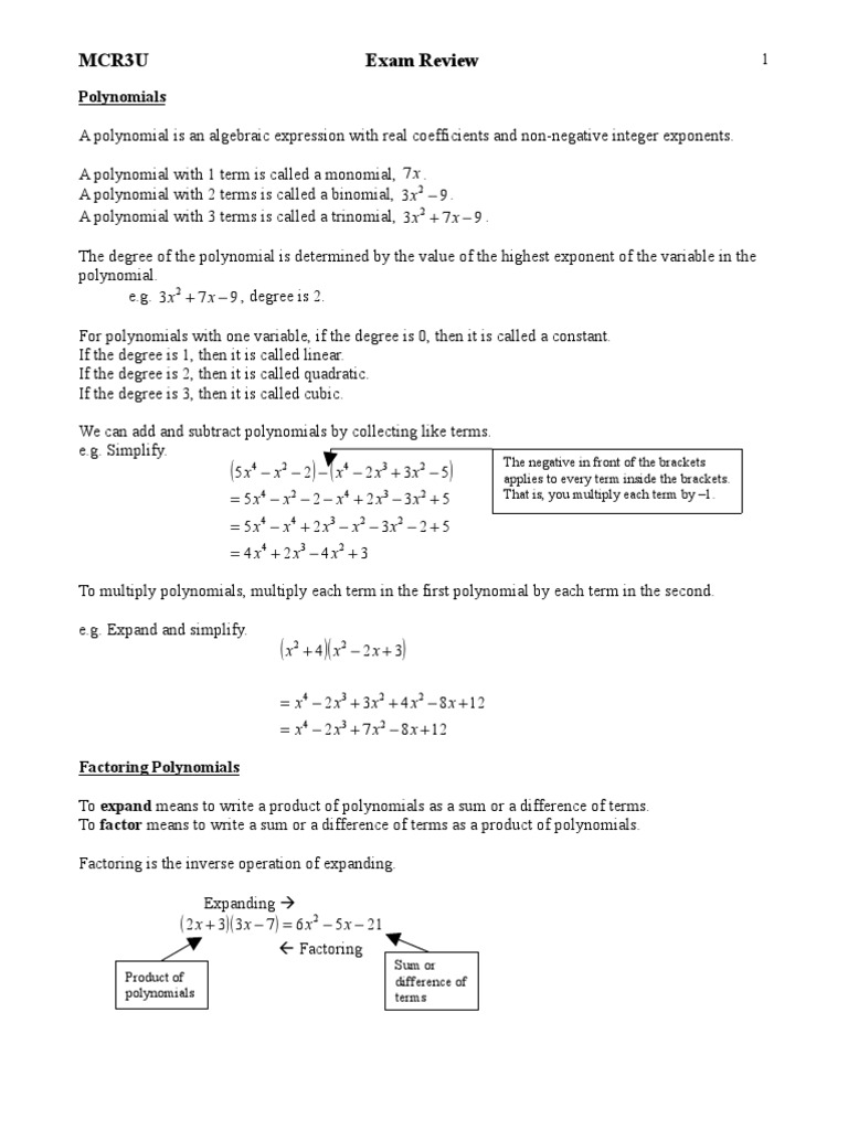 Grade 11 Math