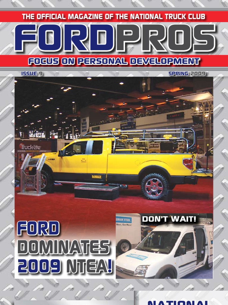 Ford Pros Spring 2009 | PDF | Ford Motor Company | Customer Experience