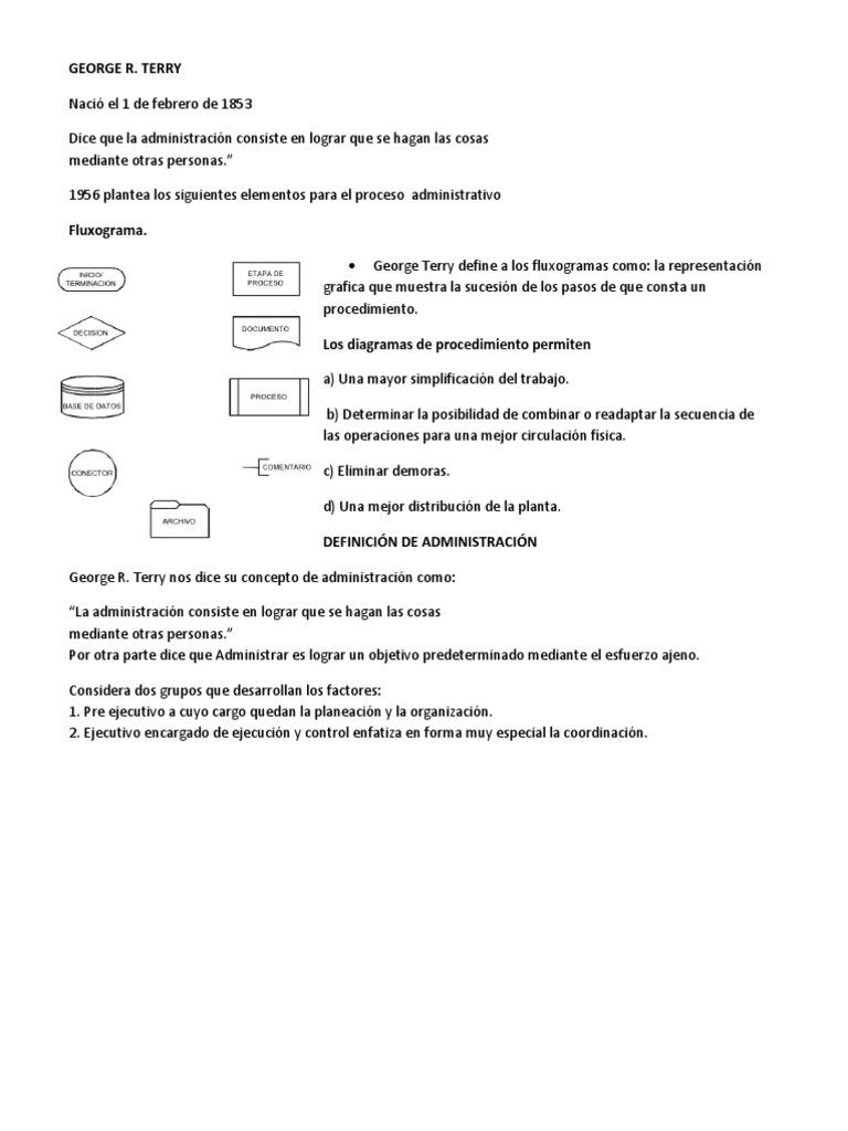 George R. Terry | Descargar gratis PDF | Planificación | Cognición