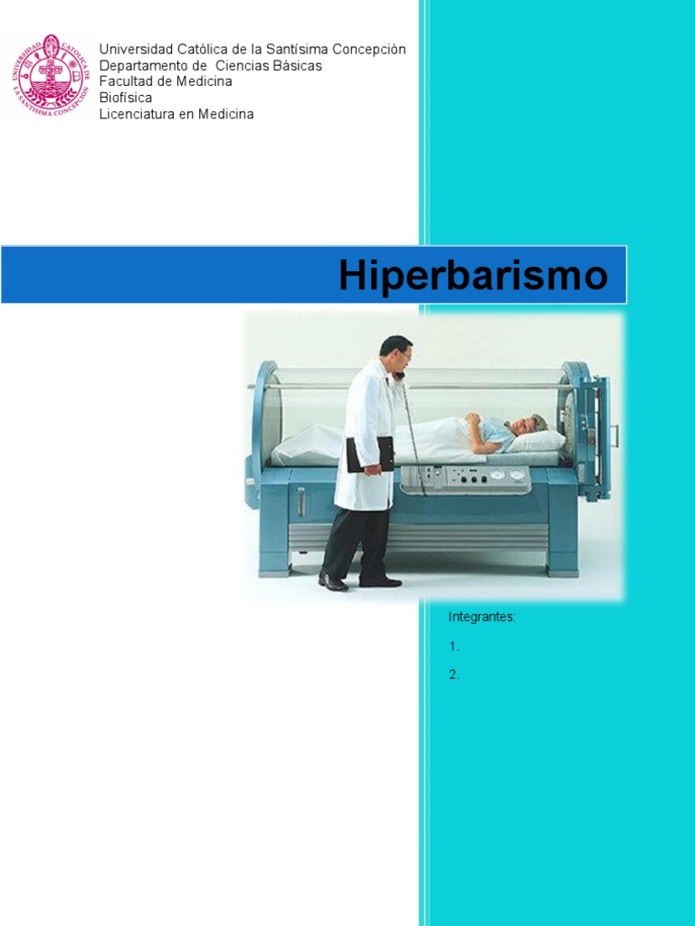 Introducción al Hiperbarismo Médico | PDF | Submarinismo | Oxígeno