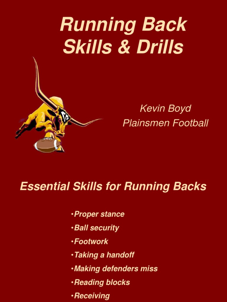 Running Back Skills and Drills | PDF | Defender (Association Football ...