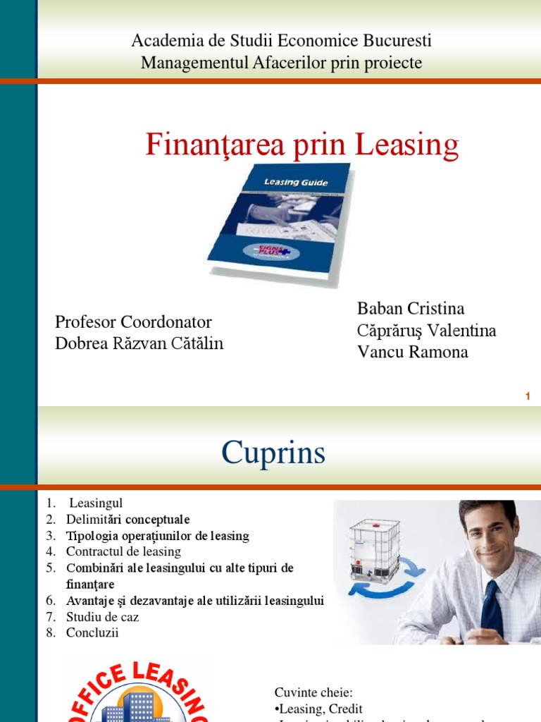 Finantarea Prin Leasing MAPPR | PDF