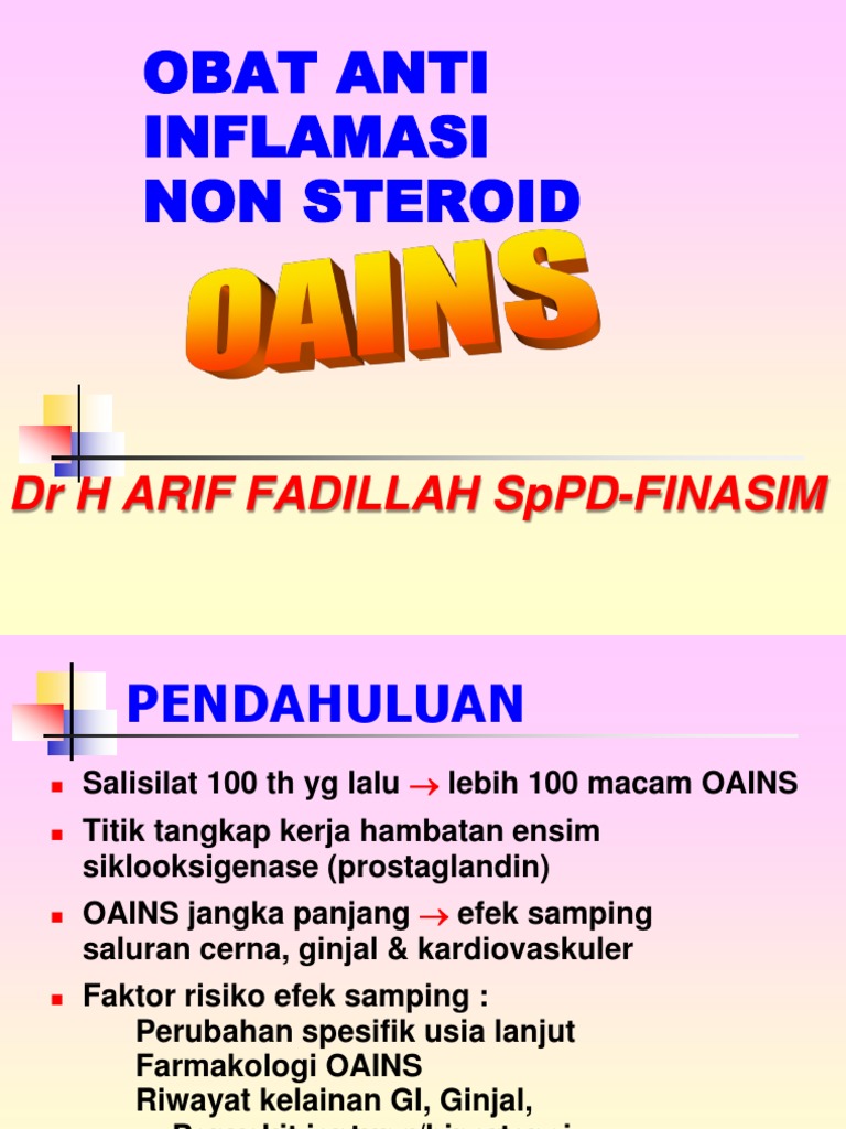 Obat NSAID | PDF