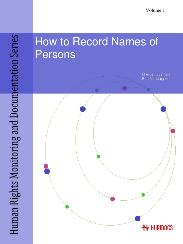 How To Record Names? | PDF | Surname | Myanmar
