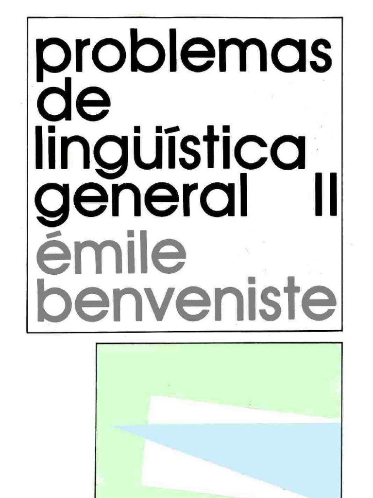 Emile Benveniste | PDF