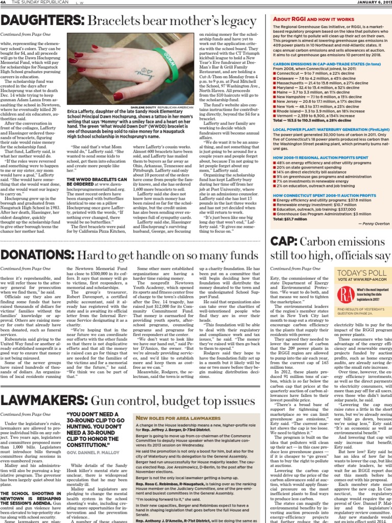 Sandy Hook Principal's Daughters | PDF | Government | Politics (General)