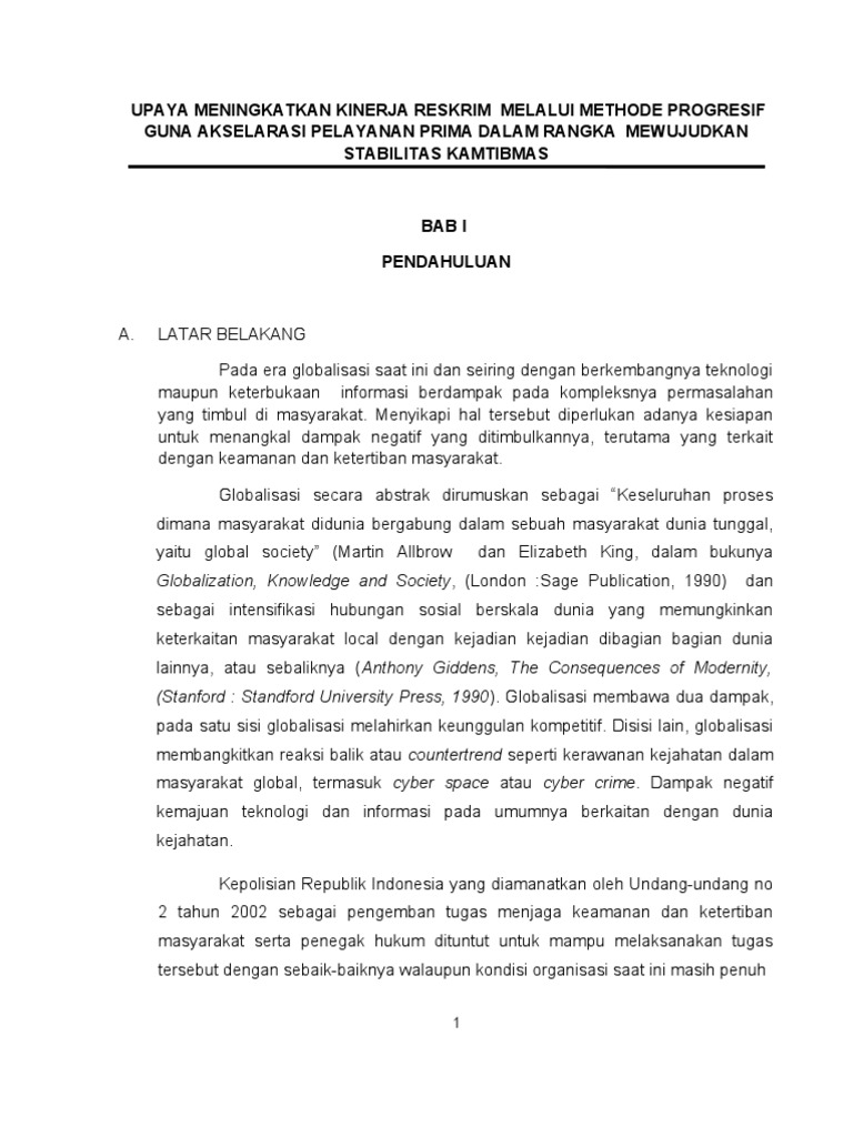 Reskrim Progresif | PDF