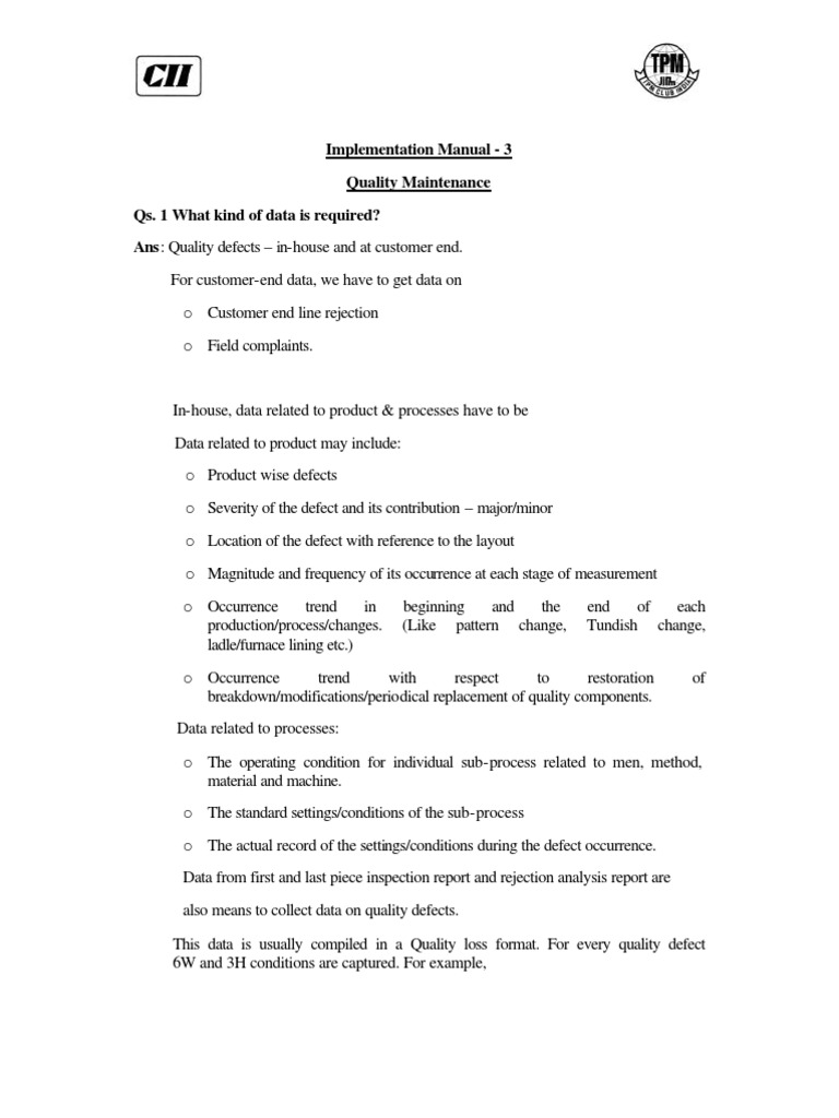 Manual 3 - QM | PDF | Technology & Engineering