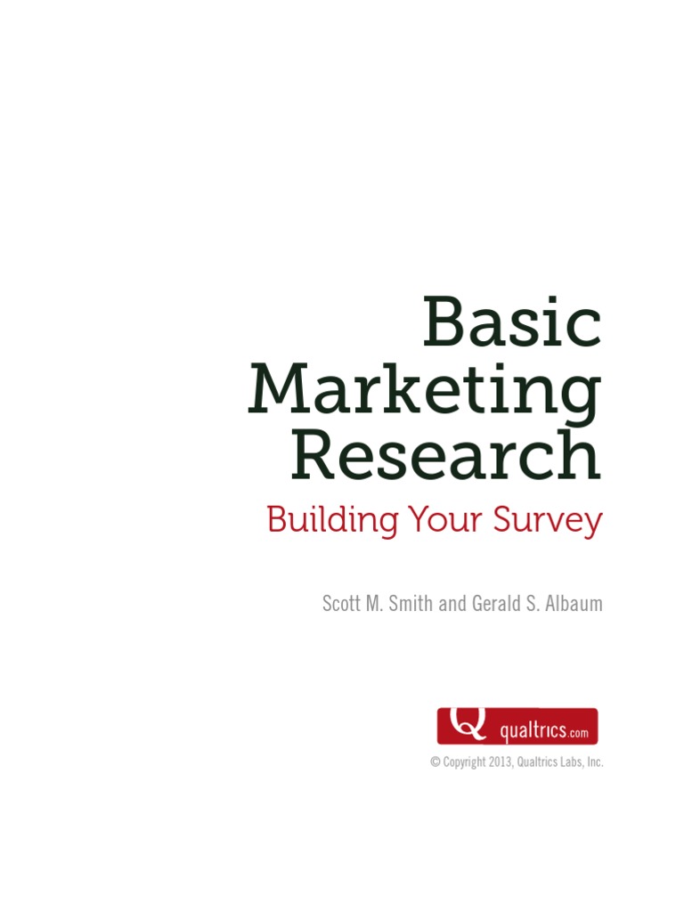 Basic Marketing Research Vol 2 | PDF