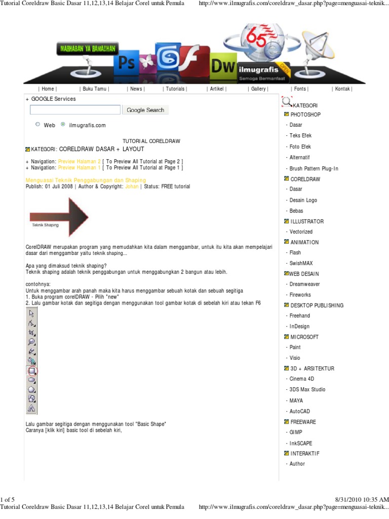 Teknik Penggabungan Dan Shaping | PDF