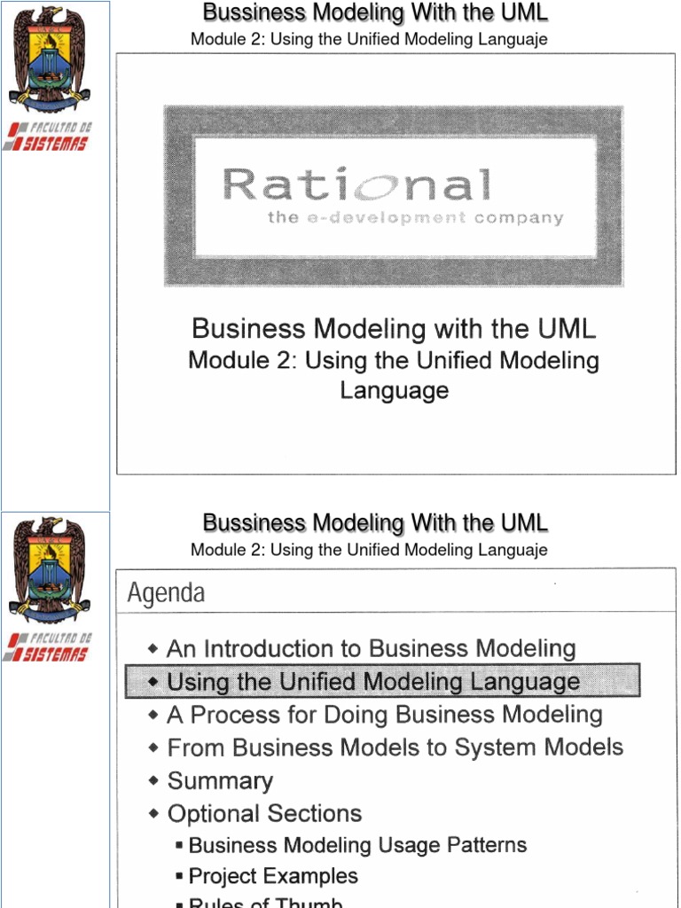 BM With The UML Module 2-Using The UML - PPT (Autosaved) | PDF ...