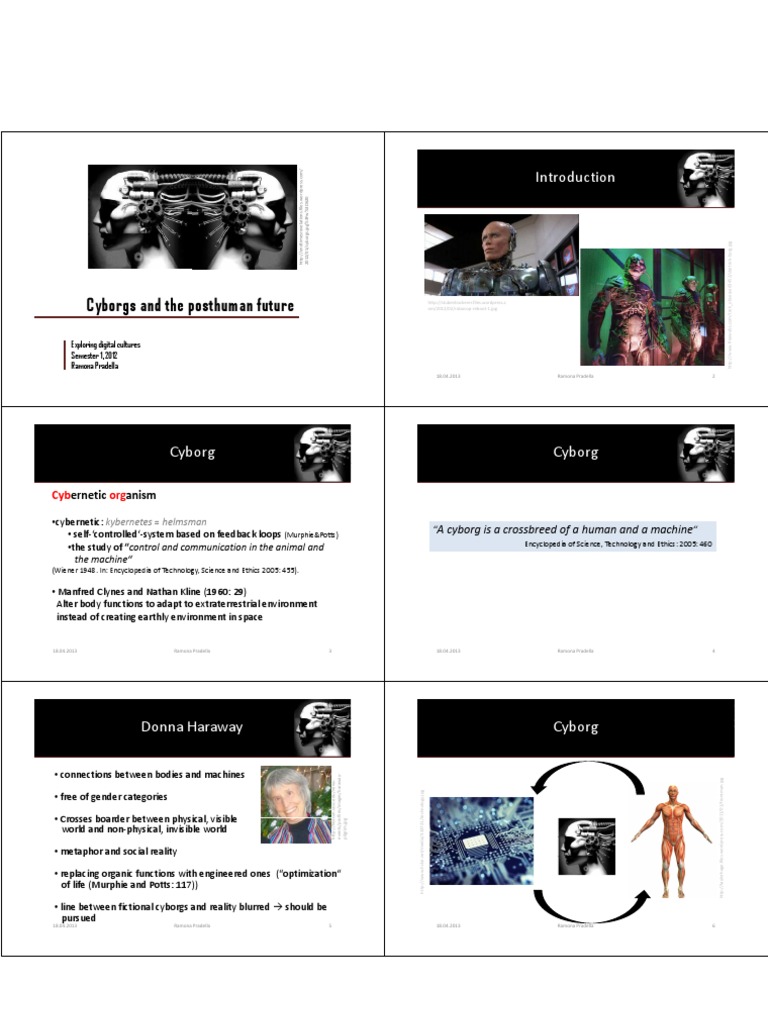 Cyborgs and The Posthuman Future | PDF | Cyborg | Posthuman
