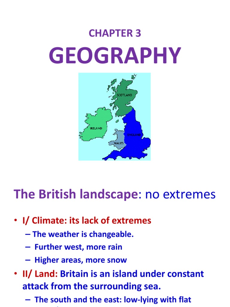 CHAPTER 3 - Geography | PDF | Scotland | England