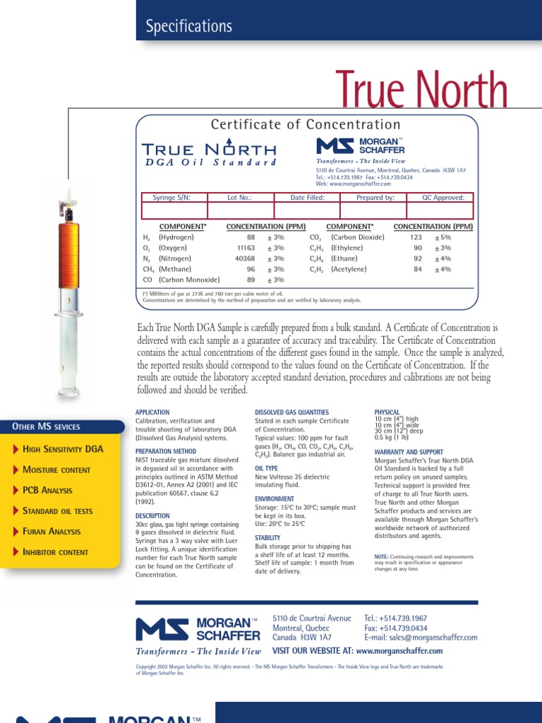 True North Brochure | PDF | Gases | Chemistry