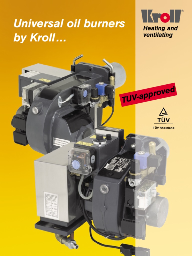Universal Oil Burners by Kroll - . .: TUV-approved | PDF | Hvac ...