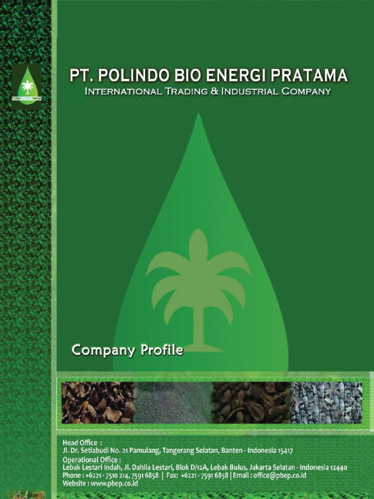 Company Profile PT PBEP | PDF | Business | Finance & Money Management