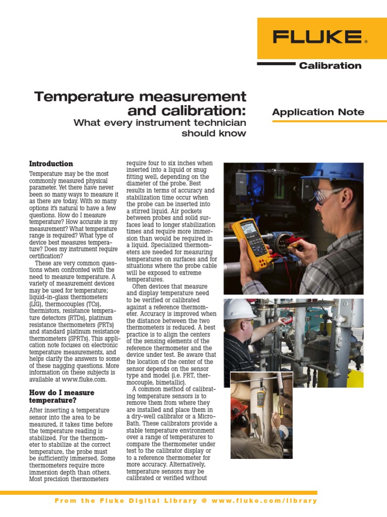 Temperature Measurement and Calibration | PDF | Thermocouple | Calibration