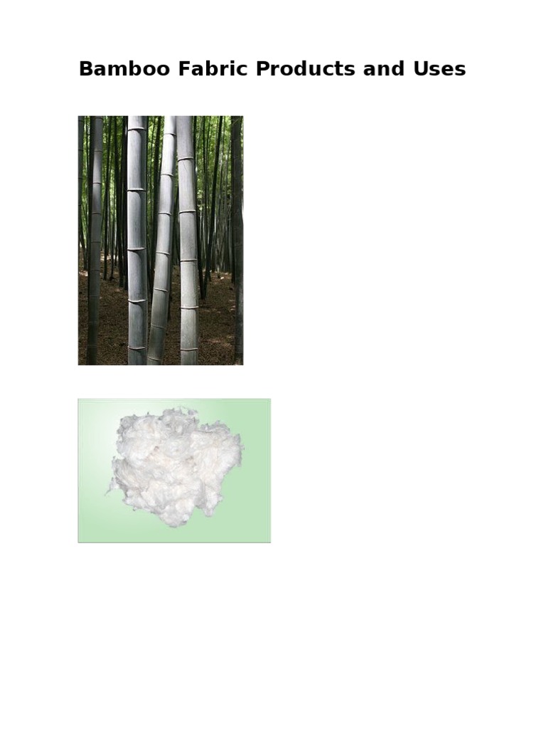 Bambus | PDF | Fibers | Textiles