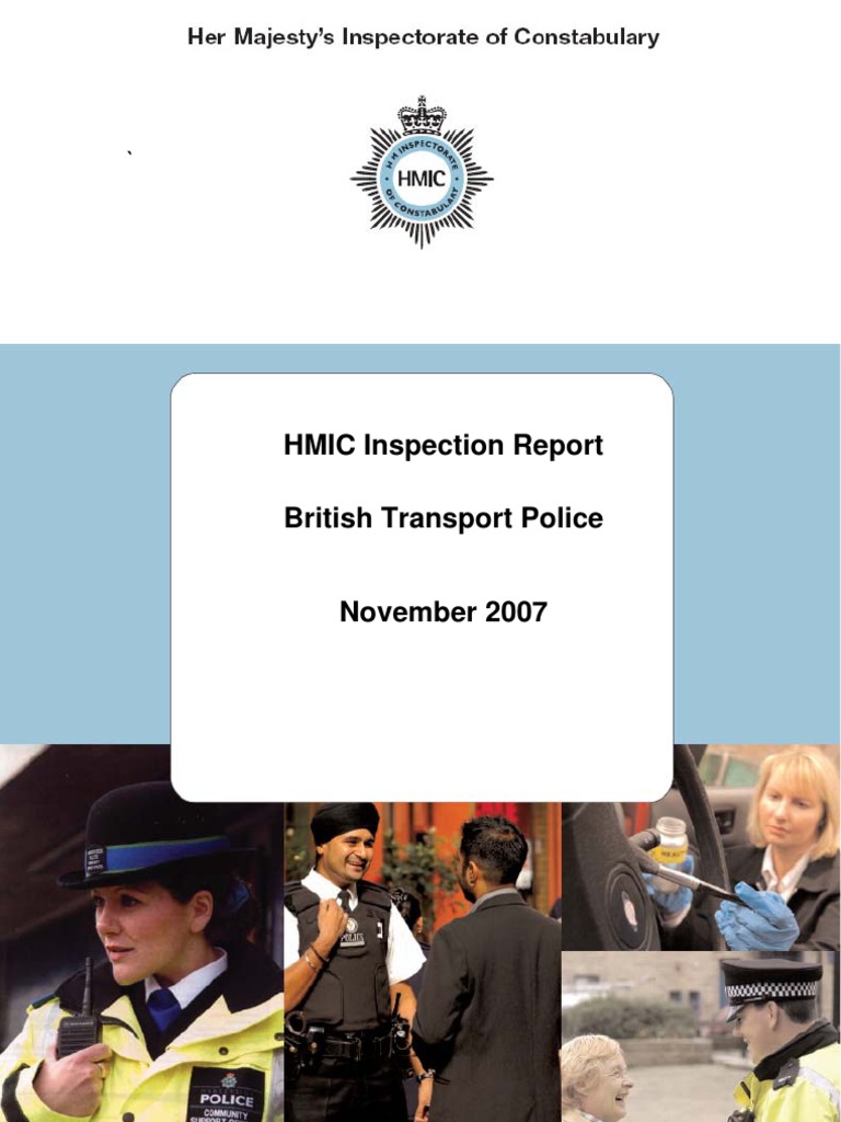 UK Home Office: BTP Phase 1 Inspection Repo1 | PDF | Police | Violence
