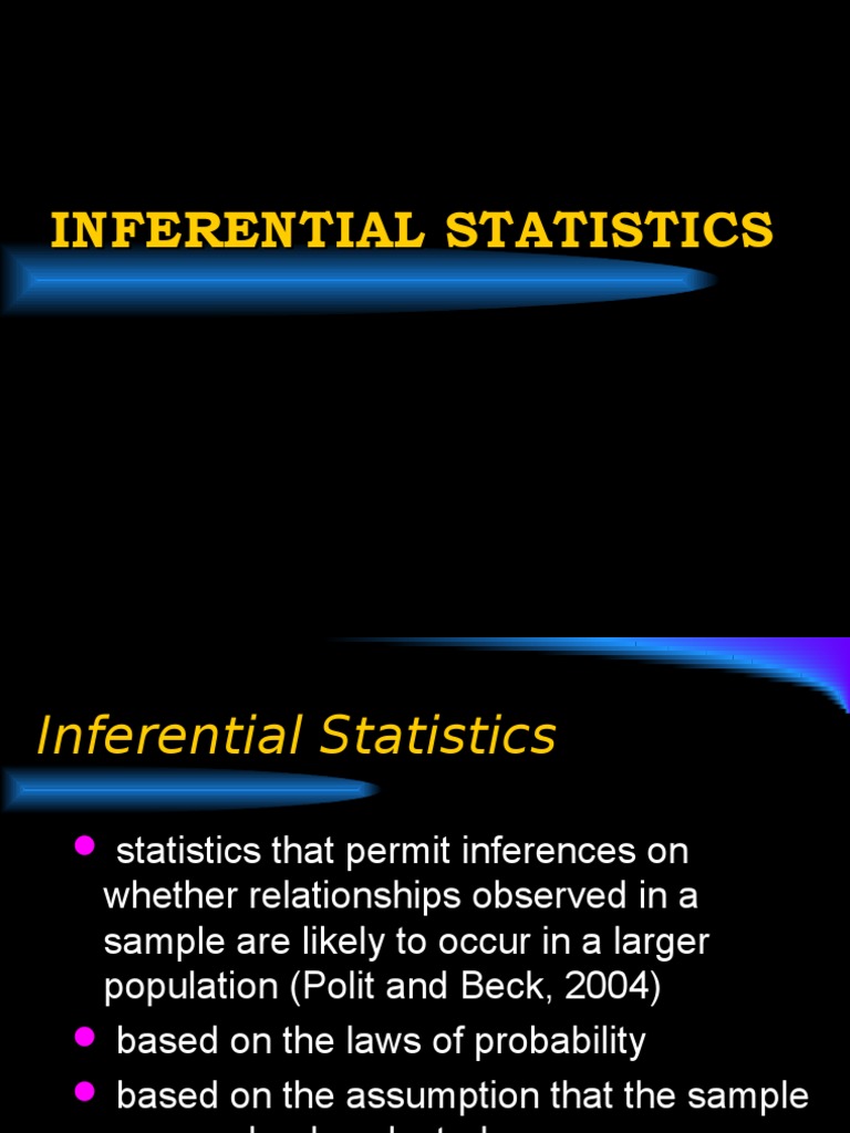 Inferential Statistics | PDF | Type I And Type Ii Errors | Statistics