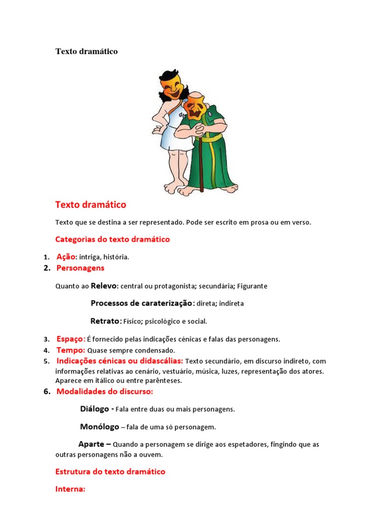 Texto Dramático | PDF | Ficção Geral