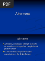 Legal Guide: Abetment & Attempts | PDF | Theft | Aiding And Abetting