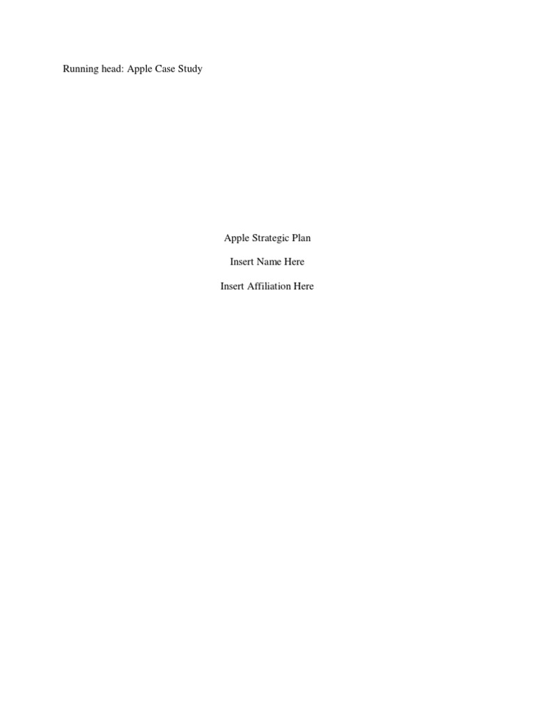 Case Study of Apple | PDF | Apple Inc. | Macintosh