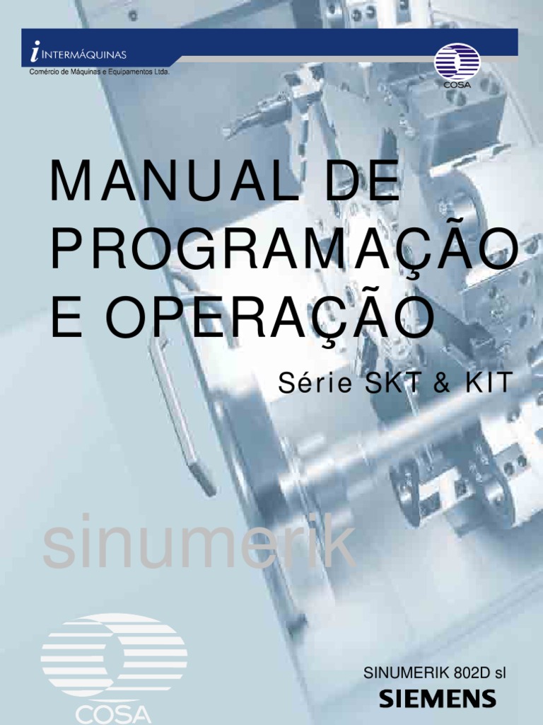 Manual de Programação Siemens 802D | PDF | Deslocamento (vetor) | Longitude