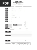 AD&D Character Sheet | PDF