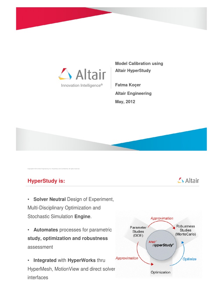 HTC2012 HyperStudy Training | PDF | Stress (Mechanics) | Young's Modulus