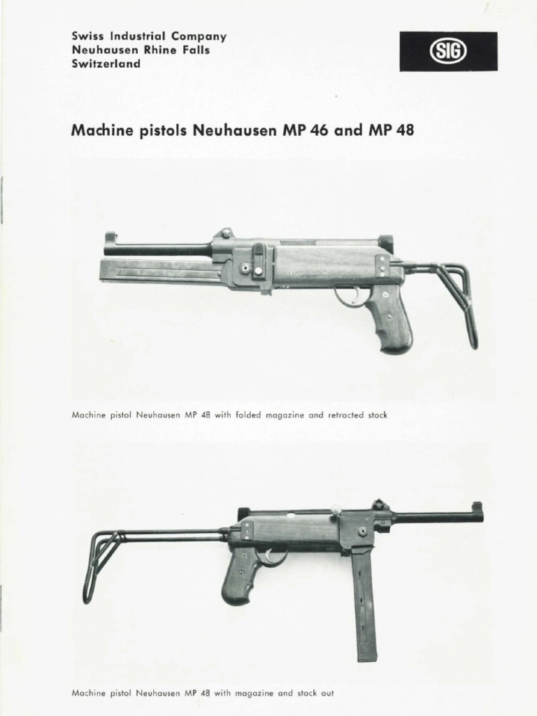Sig MP46 MP48 Operation Manual | Trigger (Firearms) | Magazine (Firearms)