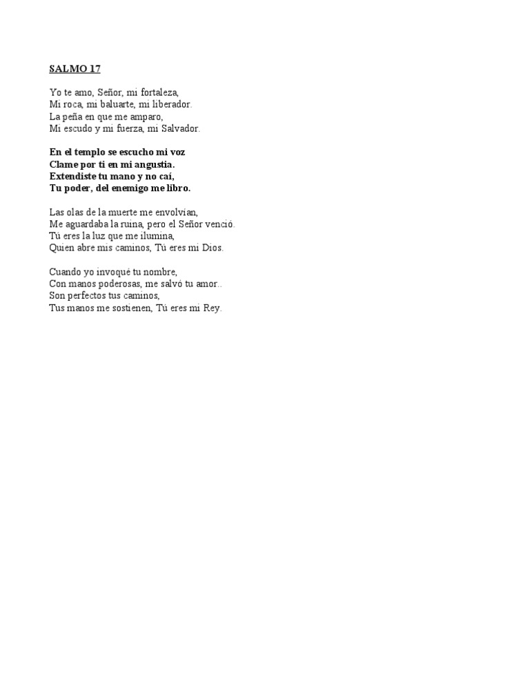 Salmo 17 | PDF