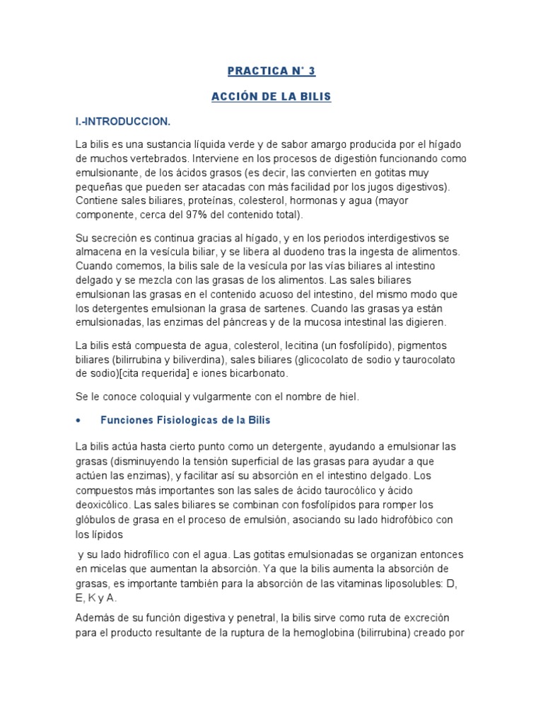 1era PRACTICA Fisiologia | PDF | Bilis | Tipo de sangre