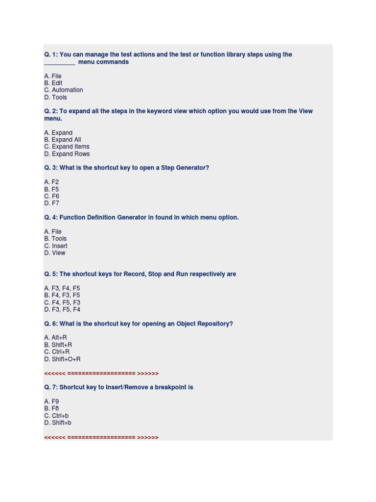 Qtp Mcqs Pdf C Programming Language Parameter Computer Programming 