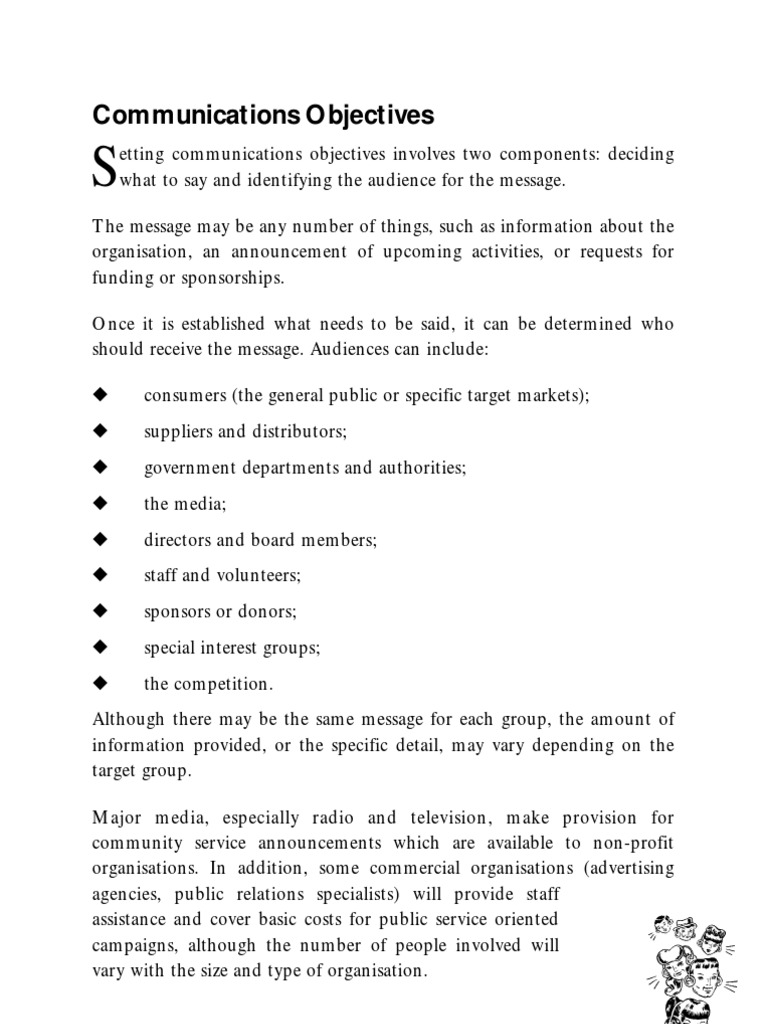 Communications Objectives | PDF | Newspapers | Advertising