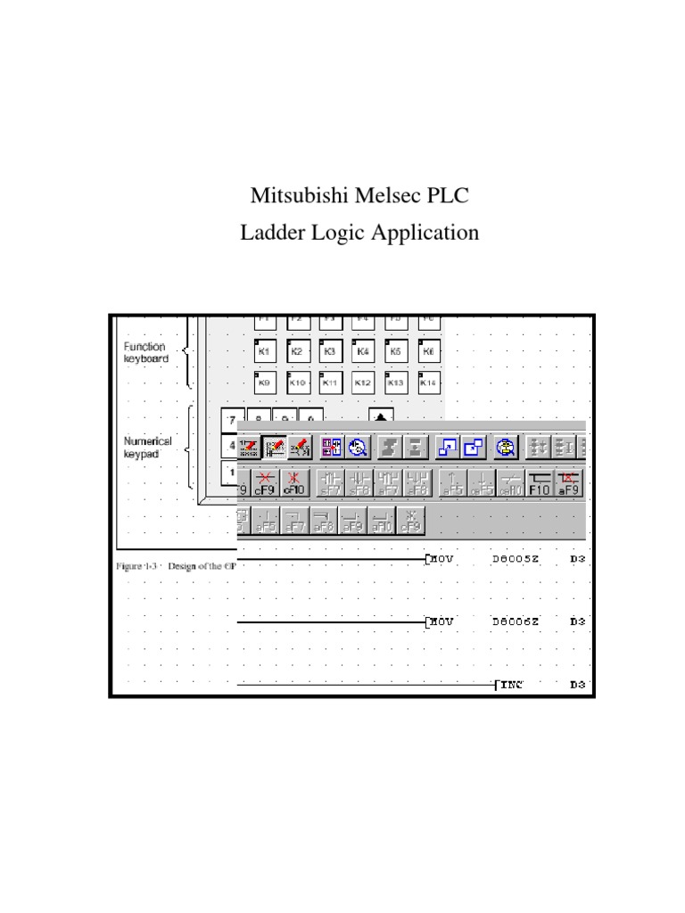 Mitsubishi Melsec PLC Ladder Logic Application | PDF | Computers